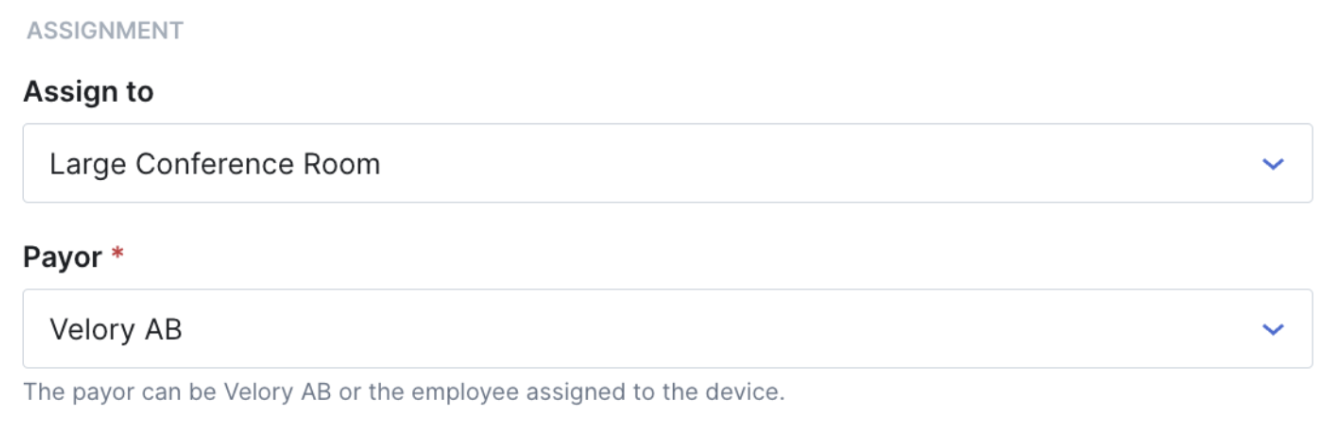 Add hardware to Velory – Velory Helpcenter